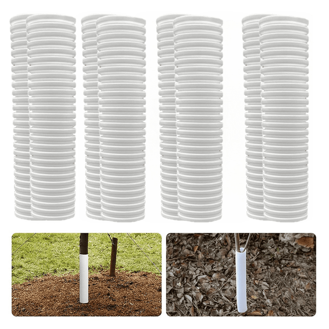 MODANU 8Pcs Corrugated Tree Guards, Plastic Tree Trunk Protectors, Tree ...