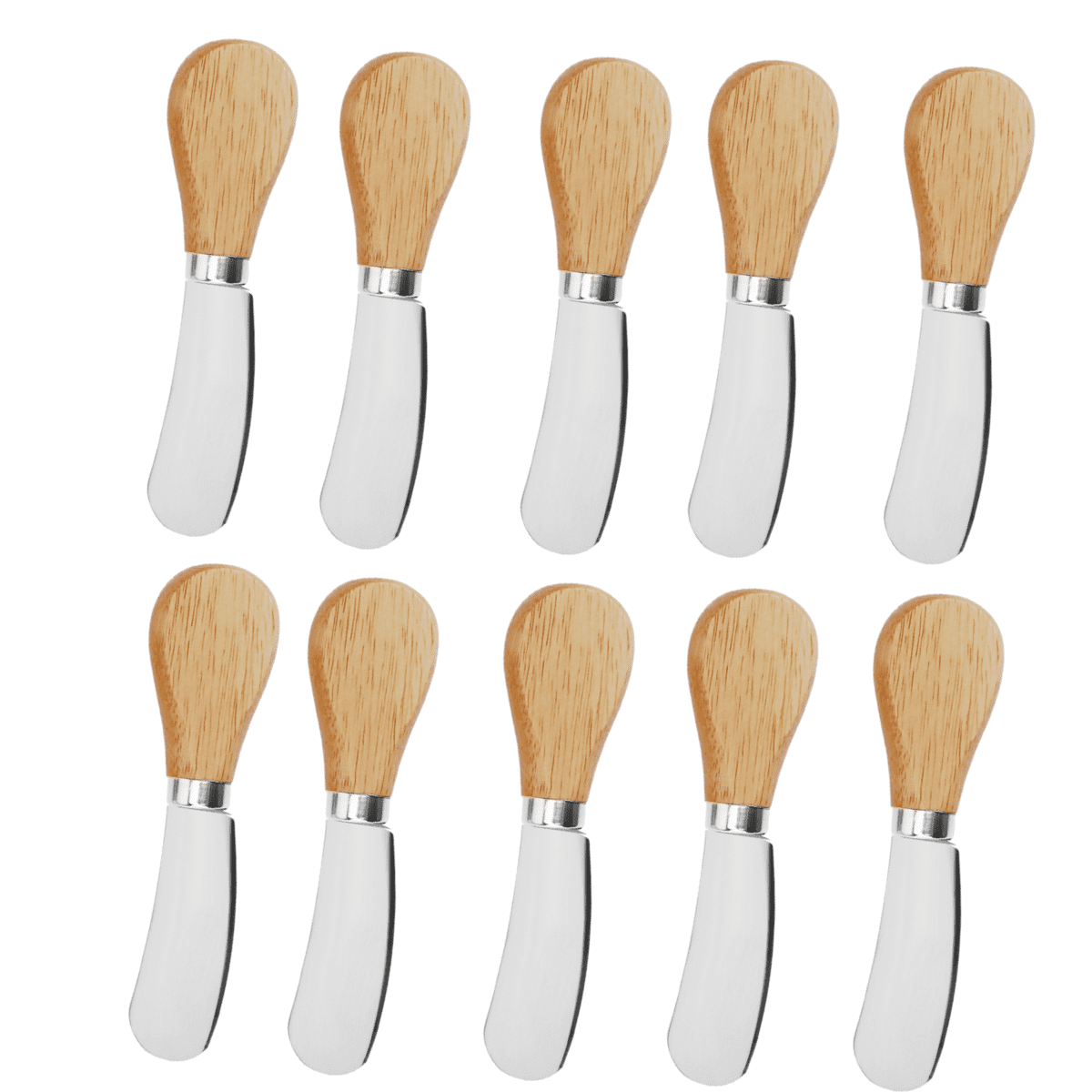 MODANU Cheese Spreader Knives, 10 Pcs Mini Butter Knife Spreader with ...