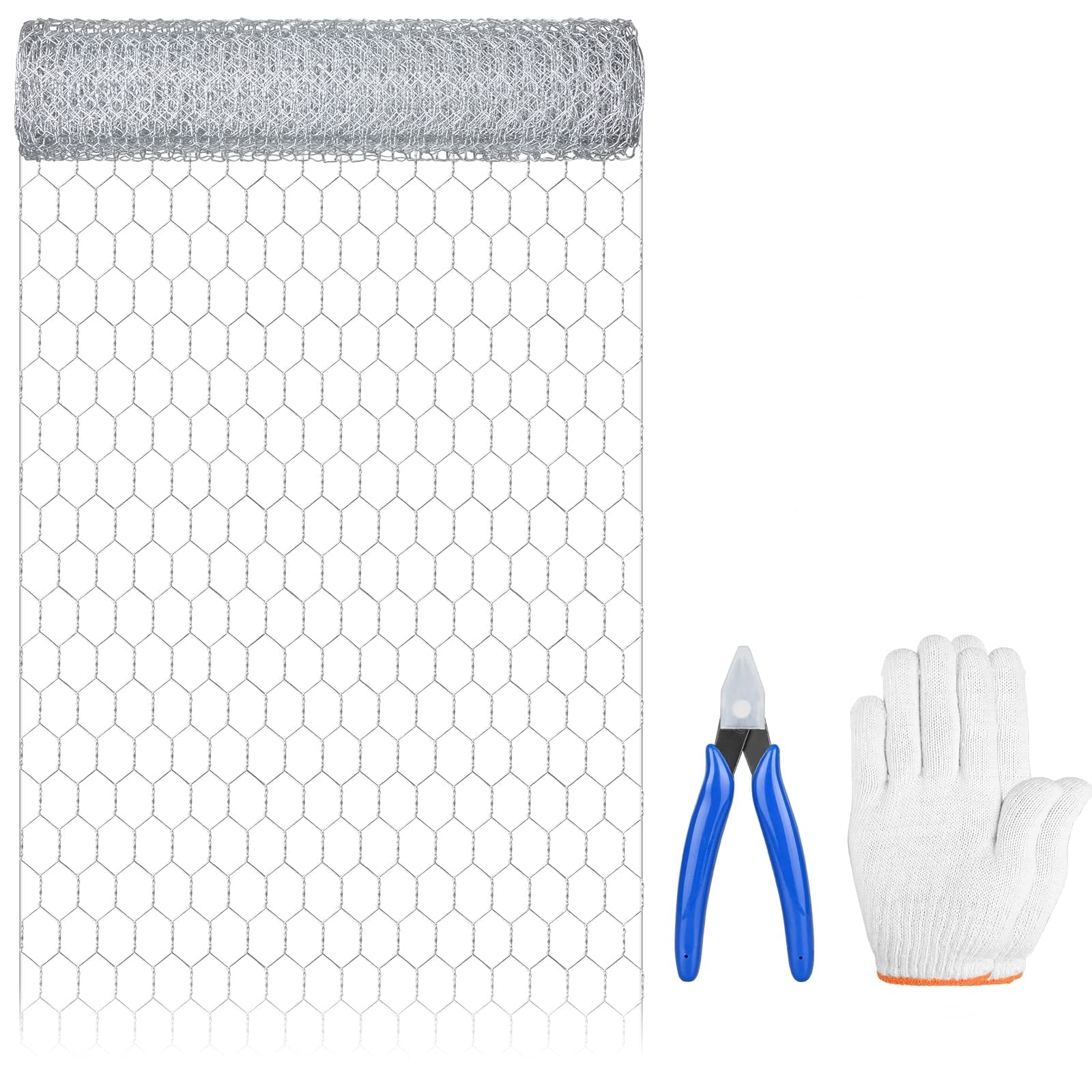 MODANU Chicken Wire Net for Crafts and Gardening,Galvanized Hexagonal ...