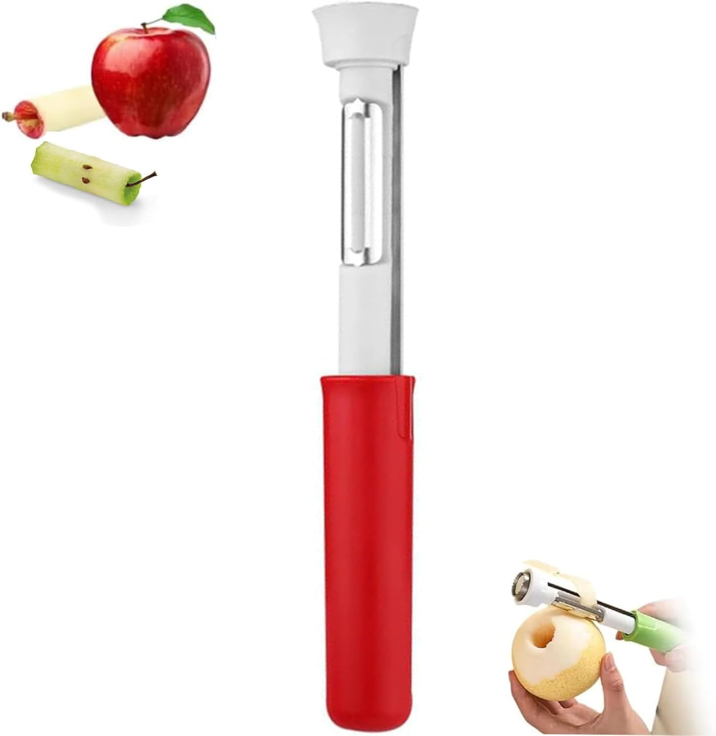 MODANU Fruit and Vegetable Peeling Machine Multifunctional Stainless Steel Apple Peeler Apple ...