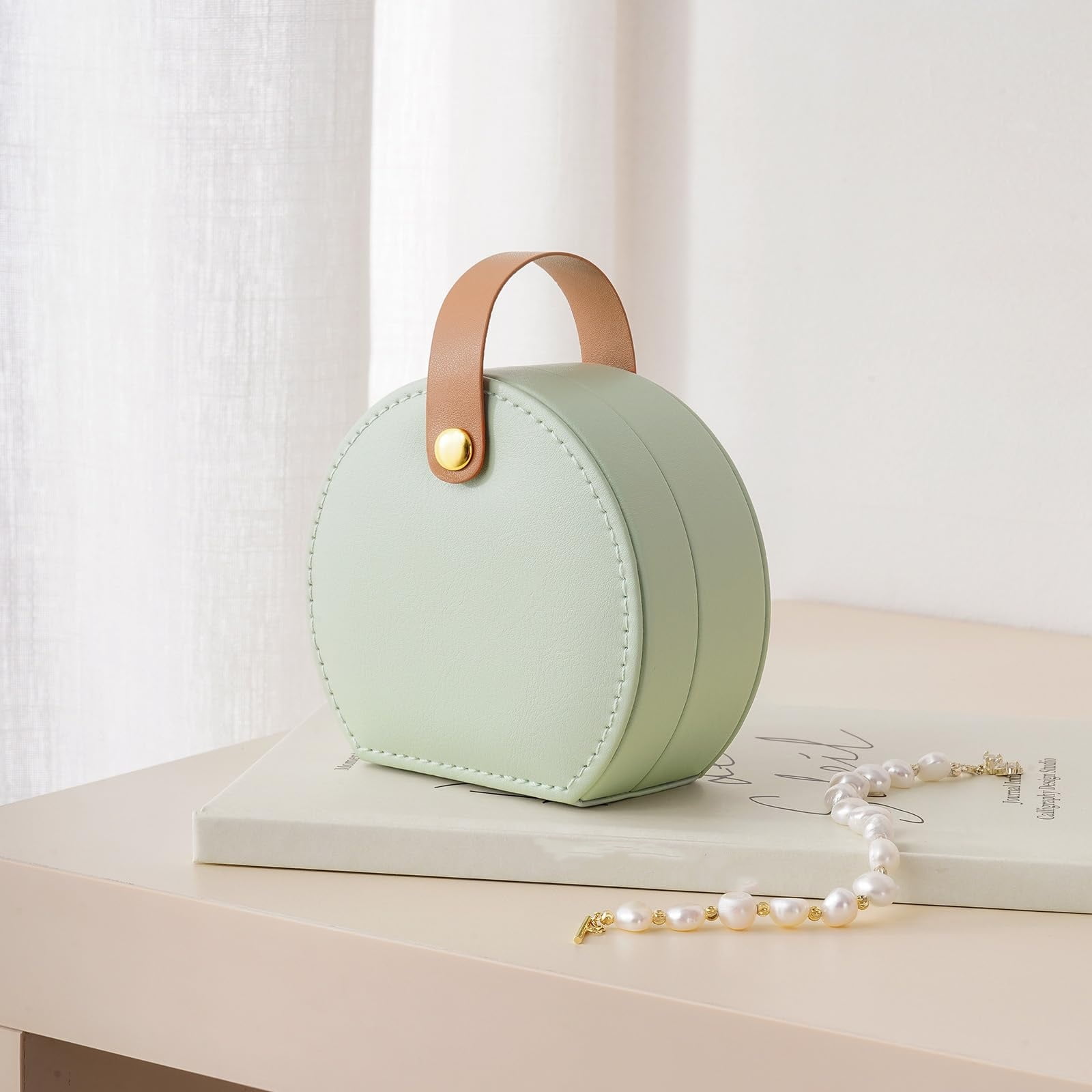 MODANU Jewelry Travel Case, Small Travel Jewelry Box, Portable Travel ...