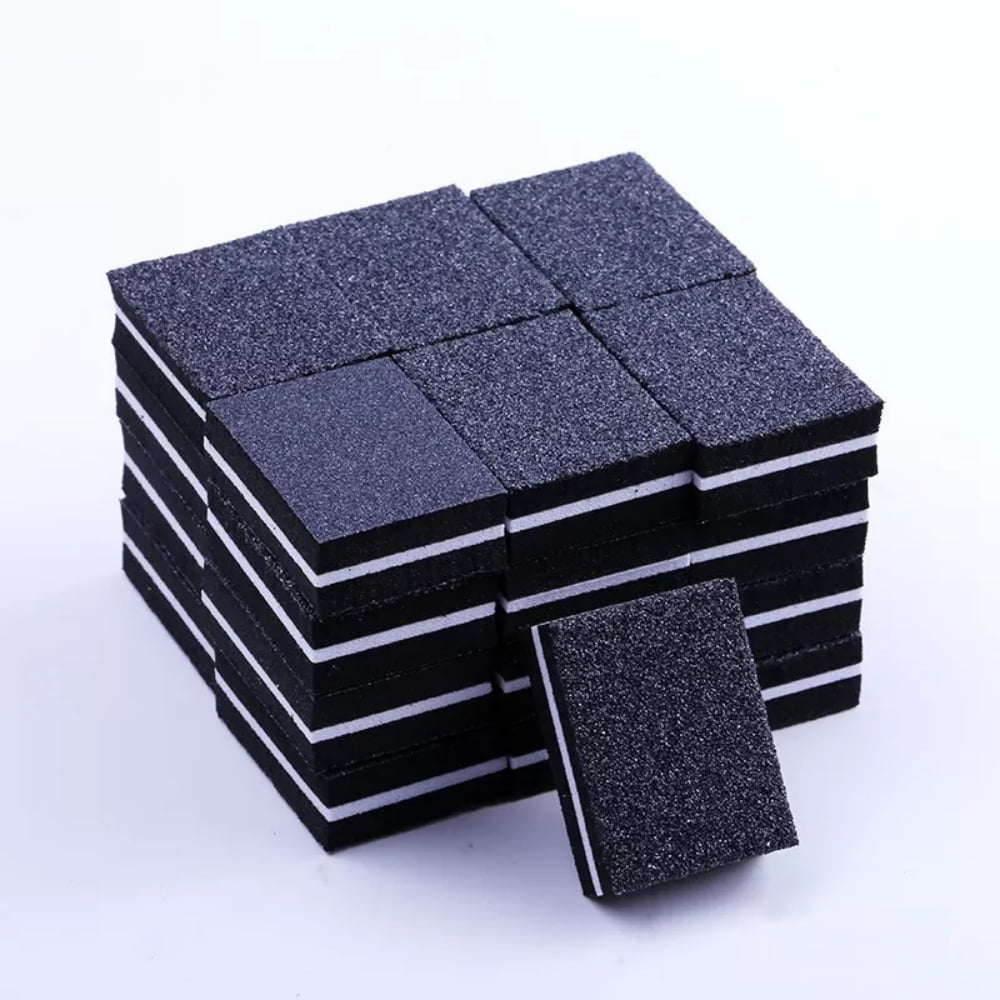 MODANU Mini Nail Buffer Blocks 100/180 Grit Professional Salon Quality ...