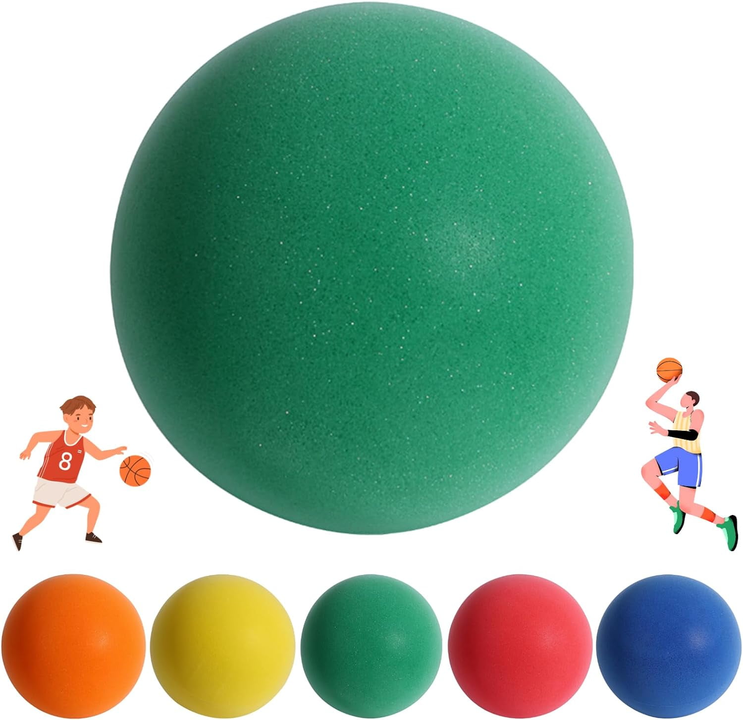 MODANU Silent Basketball, 24cm Quiet Basketball Dribbling Indoor ...