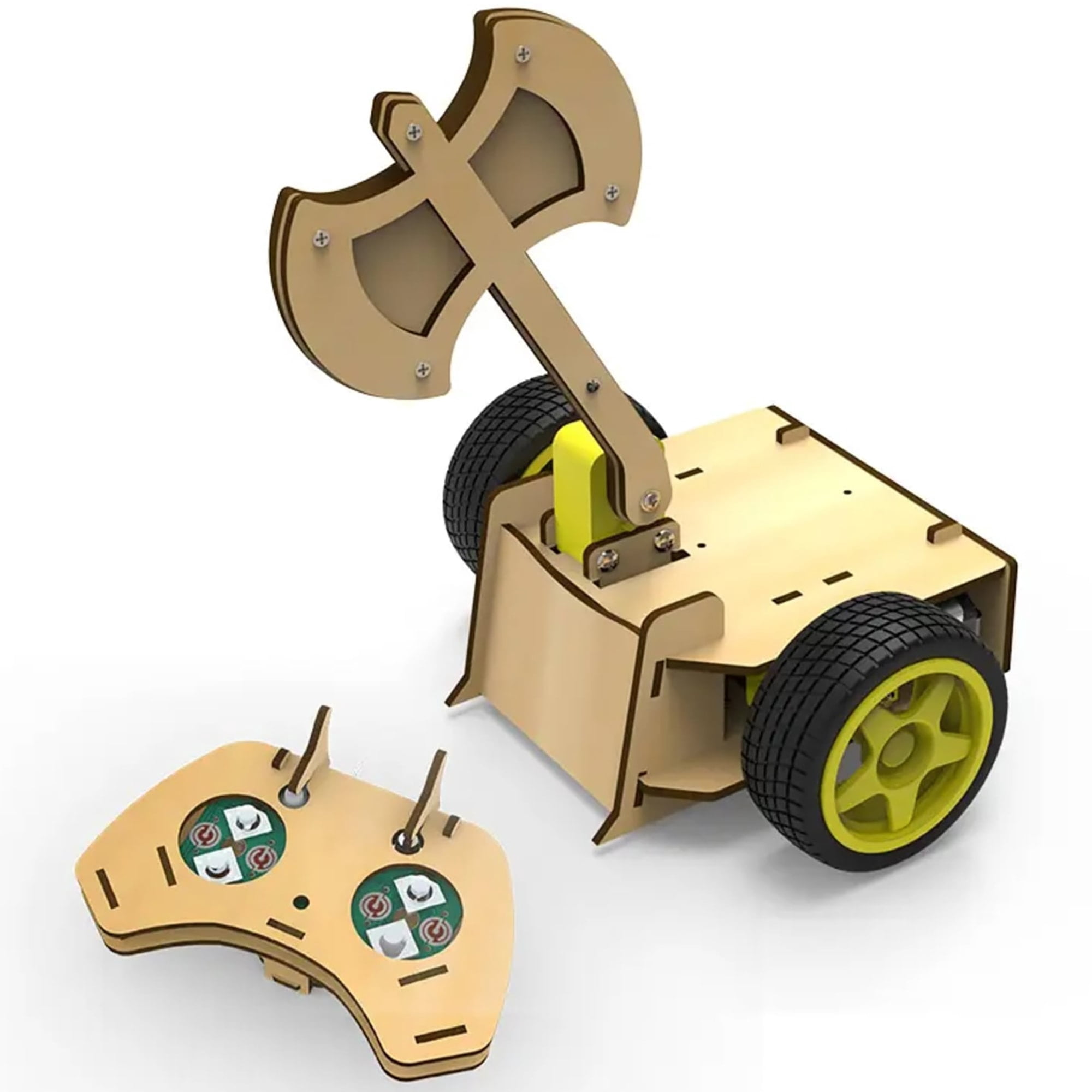 MODBOX: DIY Motorized Battle Robot Kit - Build A Wooden Toy Fighter Bot ...