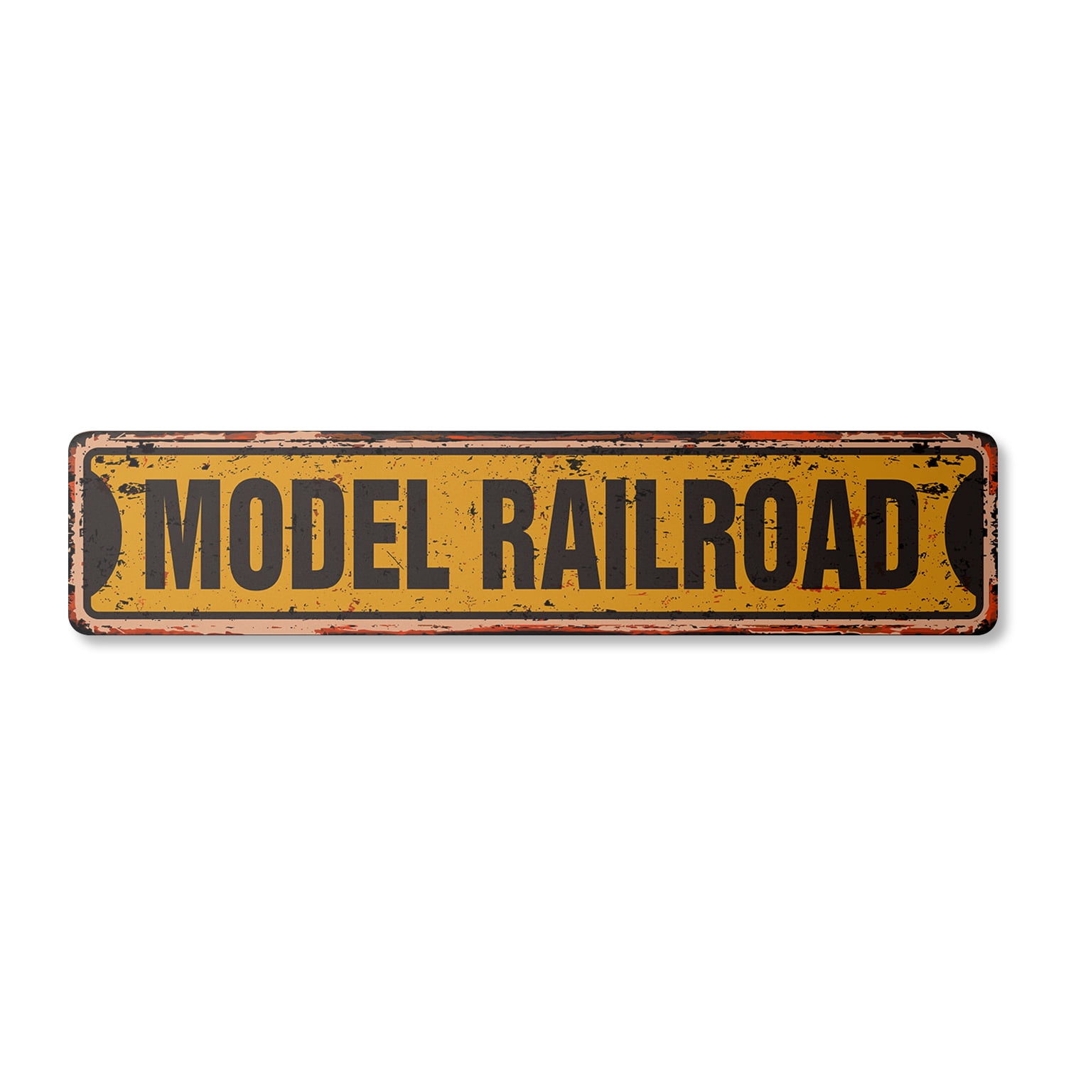 MODEL RAILROAD Vintage Plastic Street Sign trains scenery railroading ...