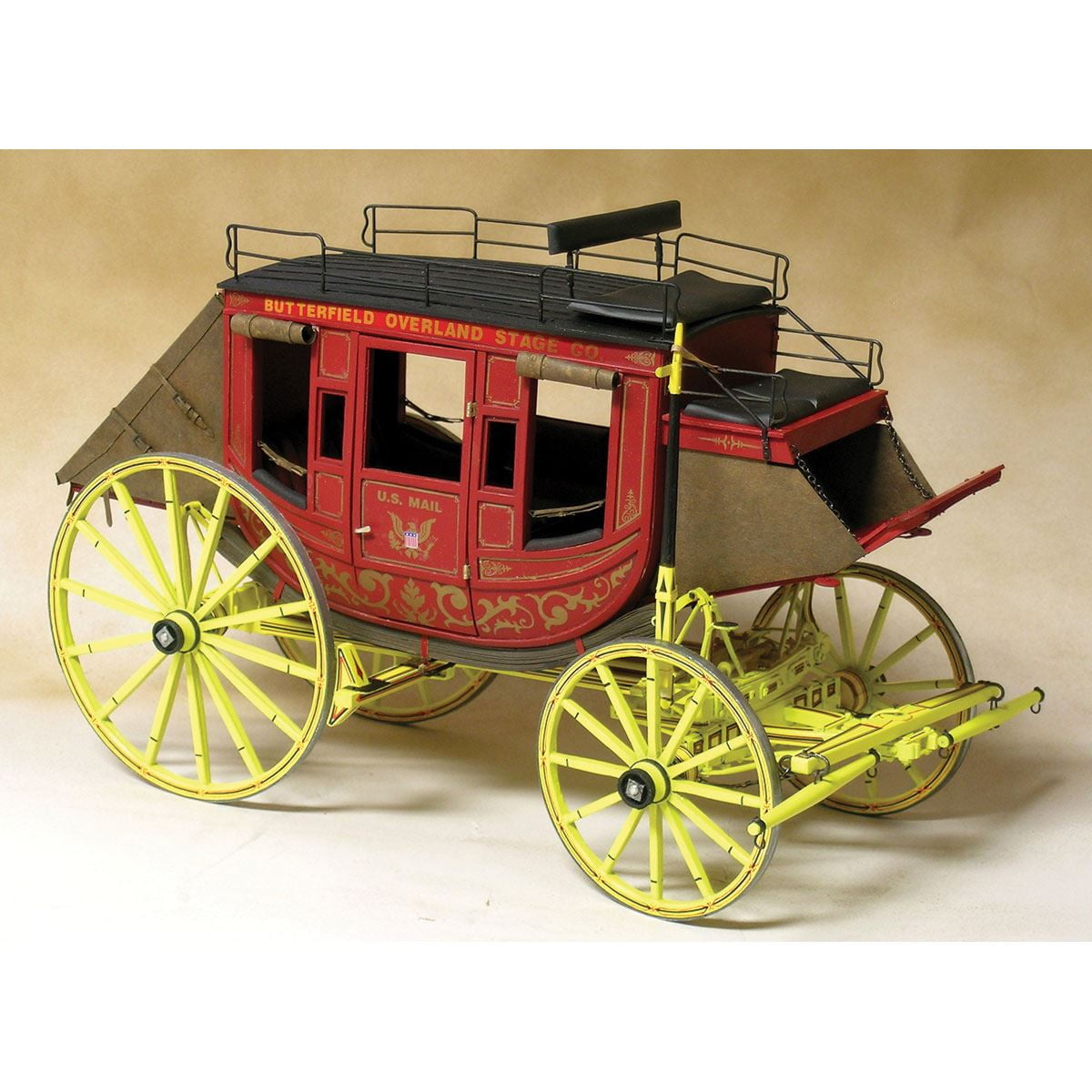 Model Trailways Concord Stagecoach 1:12 Scale Model Kit - Walmart.com