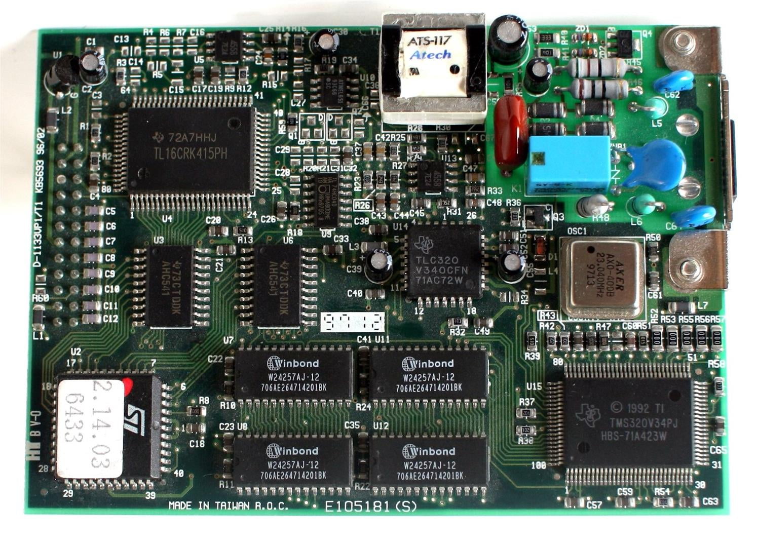 MODEM ISA NEC KB5693 96/02, DK4TAI-31235-PT-E - Walmart.com