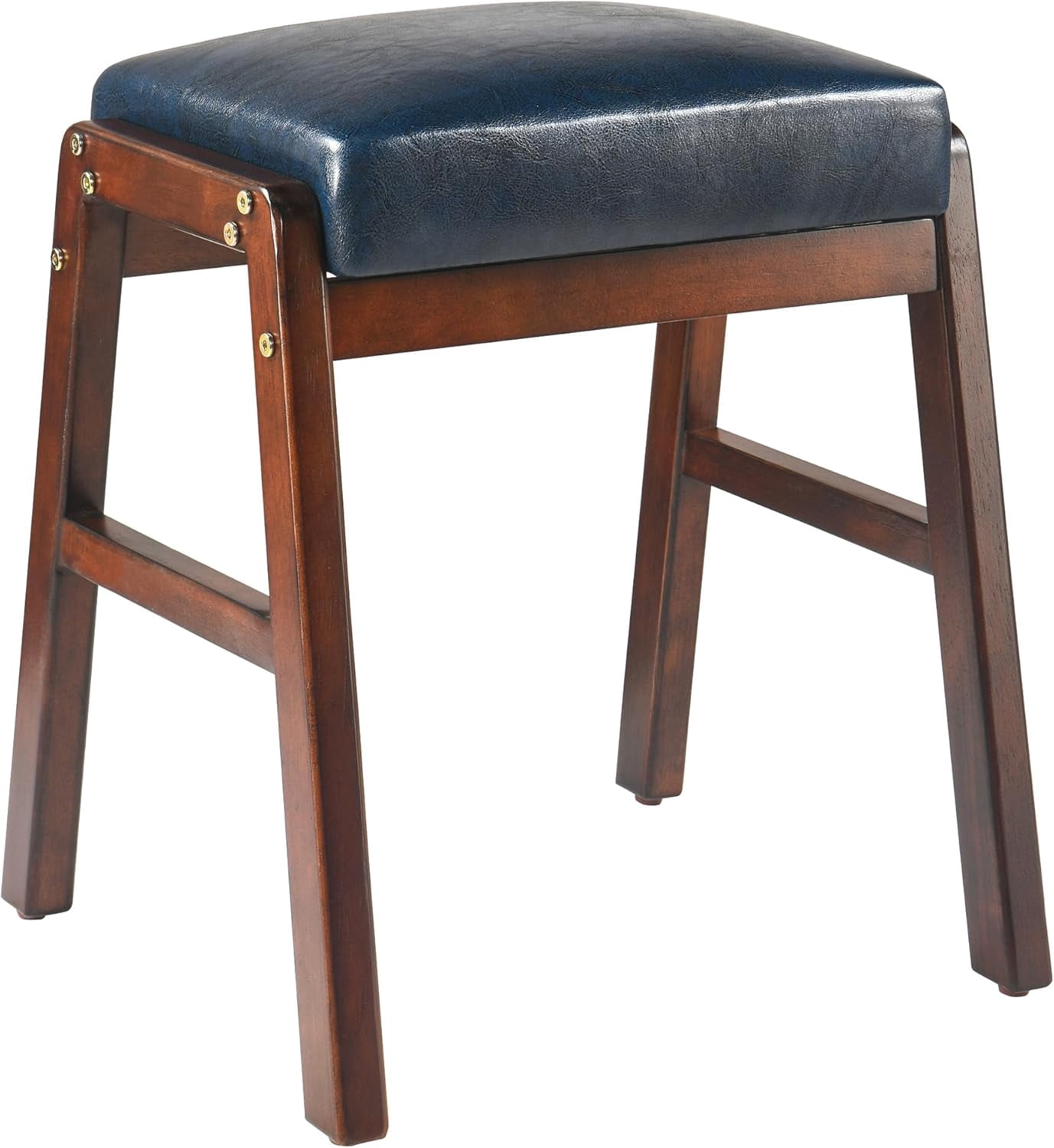 MODERION Footstools with Solid Wood Legs, 17.72" H Home Footrest ...