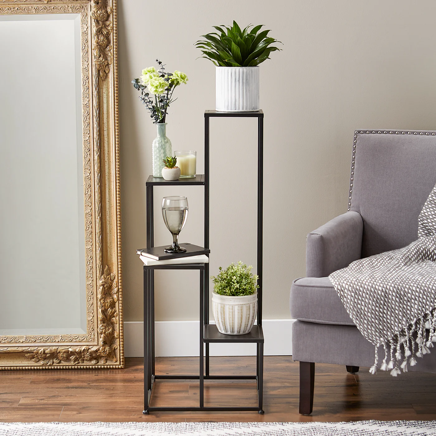 MODERN FOUR TIER PLANT STAND - Walmart.com