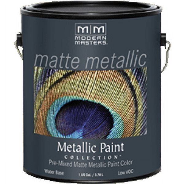 MODERN MASTERS MM658 1G GOLD RUSH MATTE METALLIC PAINT - Walmart.com