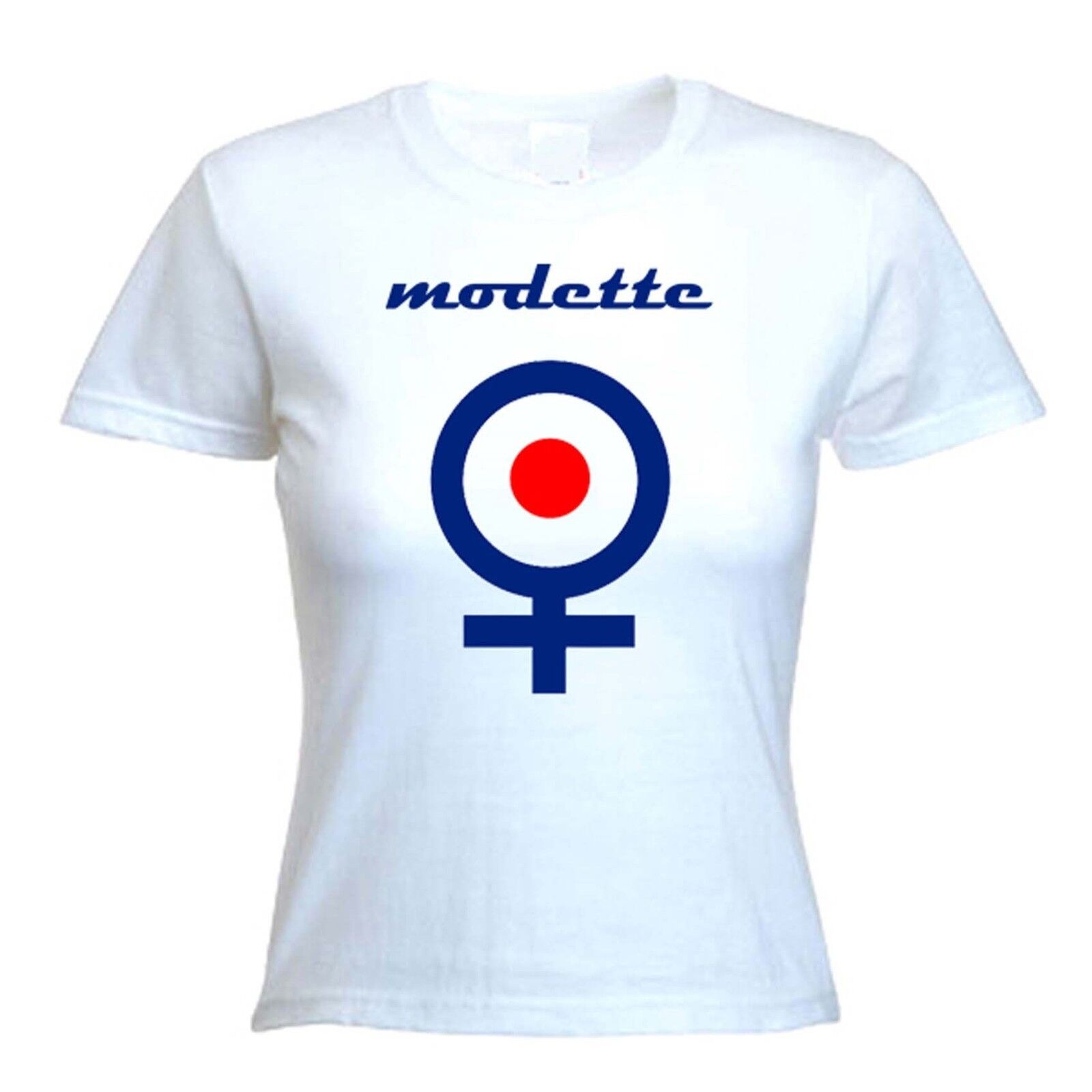 MODETTE T-SHIRT - Mod Target Mods The Jam Who Scooter Ladies Rude Girl ...