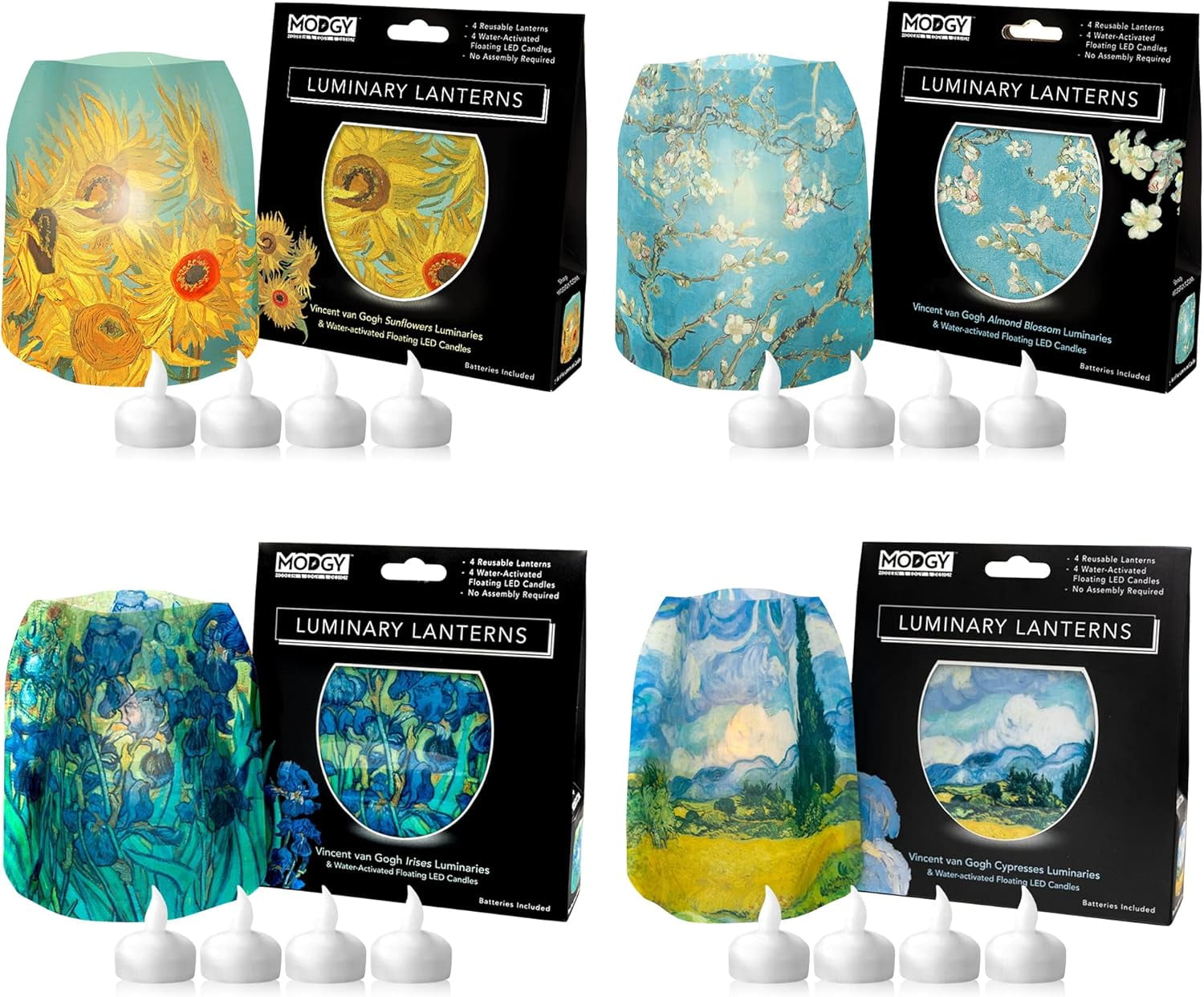 MODGY Luminary LED Lantern Candle Holder Decorative Indoor Outdoor ...