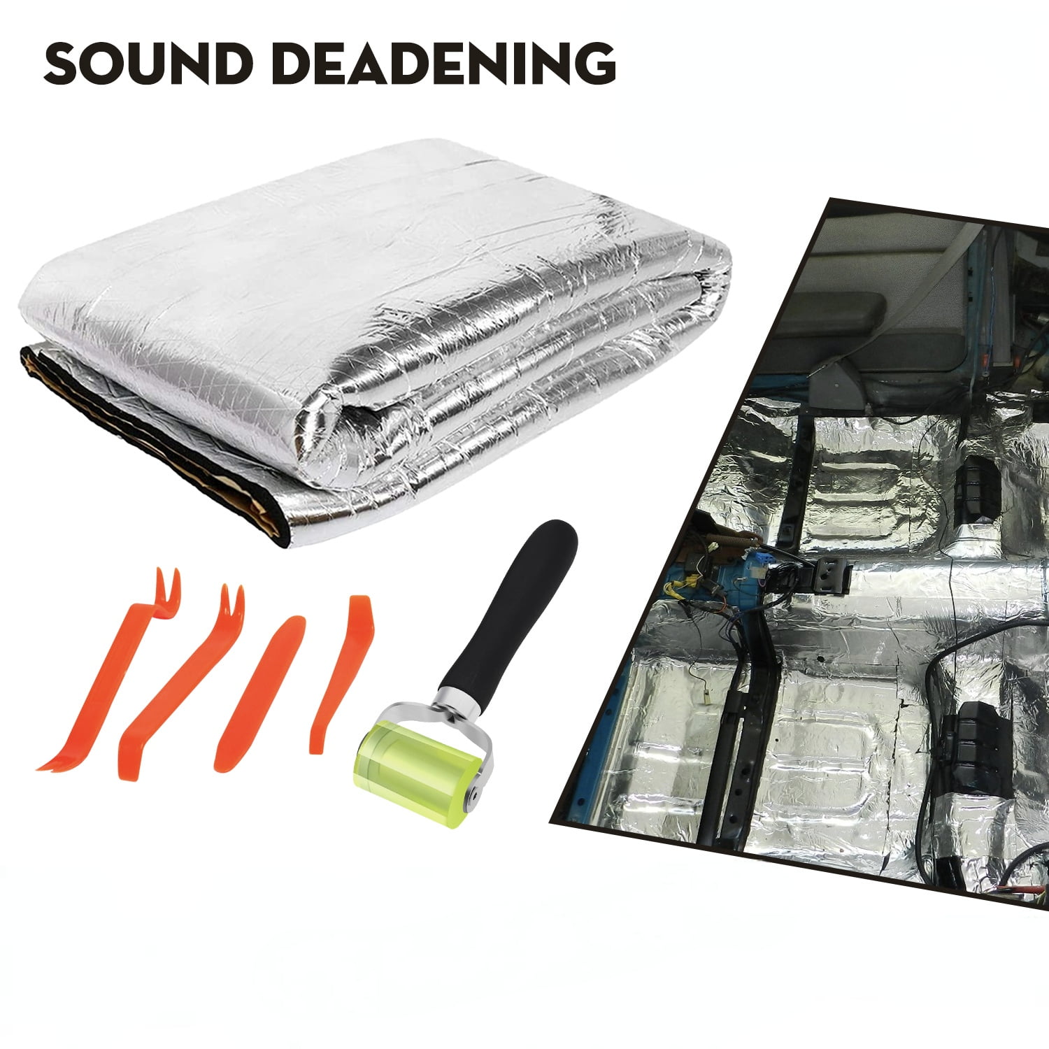 MODIGT 200mil 26 Sqft Car Sound Insulation Mat,Closed Cell Foam with ...