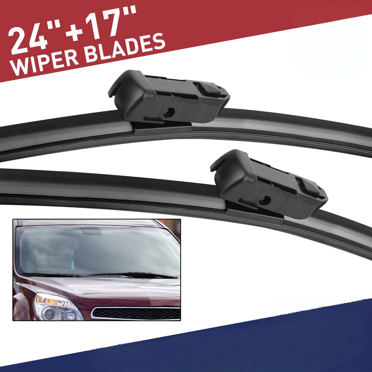 MODIGT Windshield Wiper Blades Top Lock 24"+17" for GMC Terrain 2010 ...