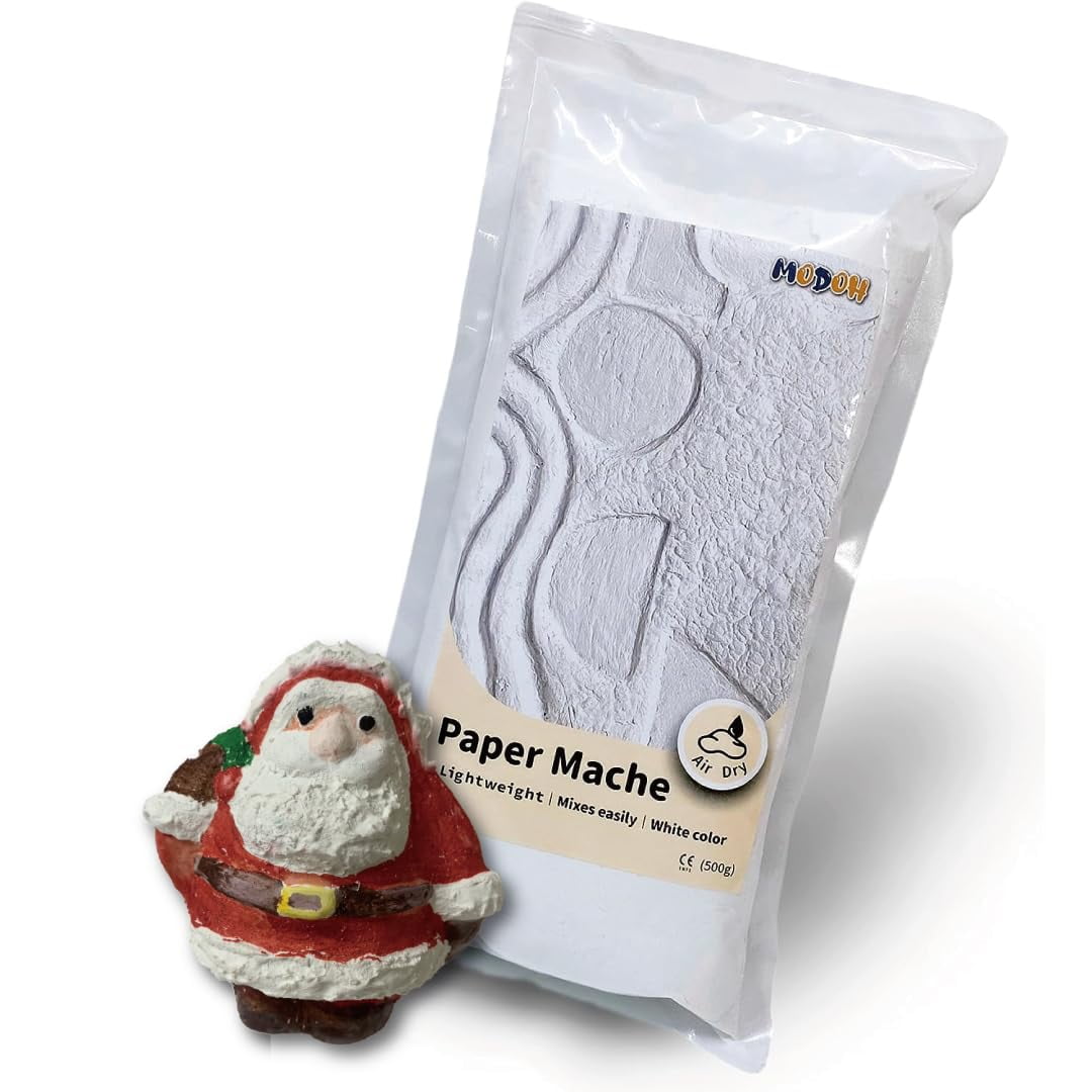 MODOH Instant Paper Mache EC36 Powder 1.1 Pounds White, Papier Mache ...
