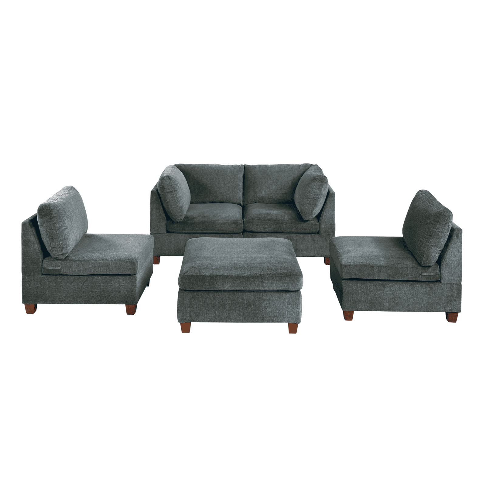 MODULA SET - 5PC in Gray 00005 - Walmart.com