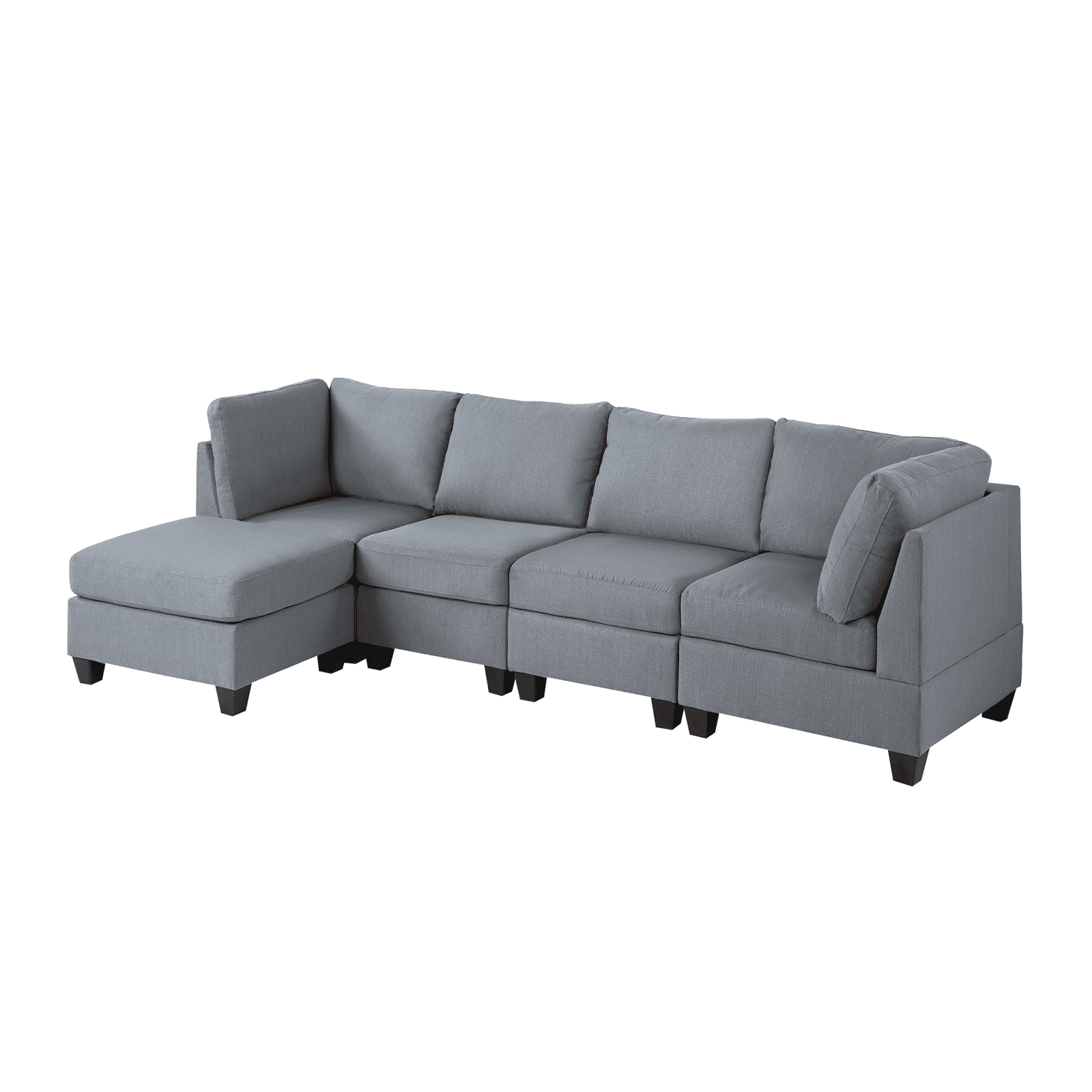 MODULA SOFA SET - 5PC in Gray 00079 - Walmart.com