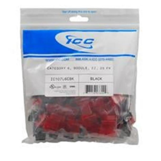 MODULE, CAT 6, EZ, 25 PK, BK - Walmart Business Supplies