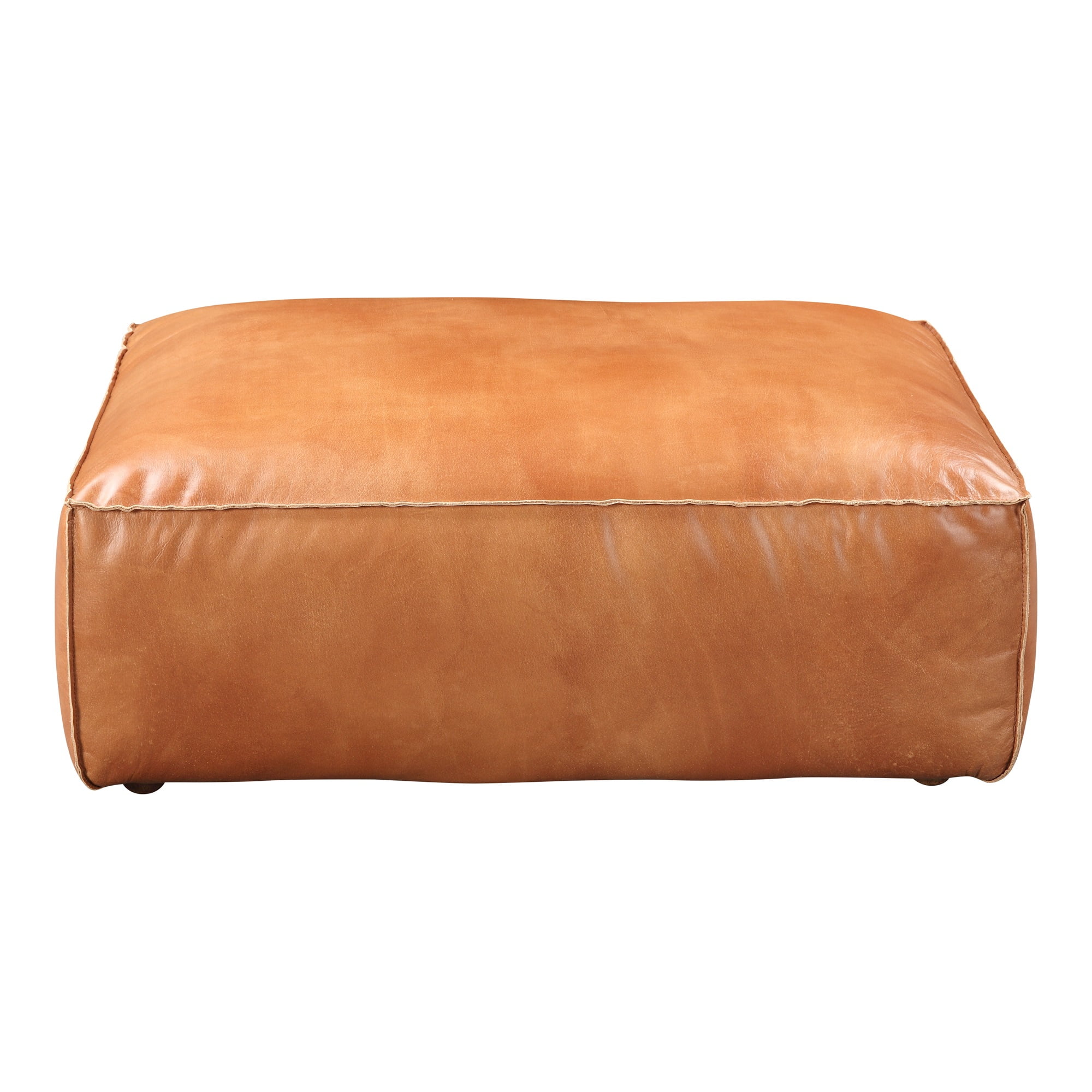 MOE'S Home, LUXE OTTOMAN TAN - Walmart.com
