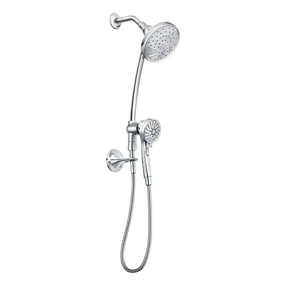 MOEN 28586 Attract Magnetix 6-Spray 6.75 in. Dual Wall Mount Fixed and ...