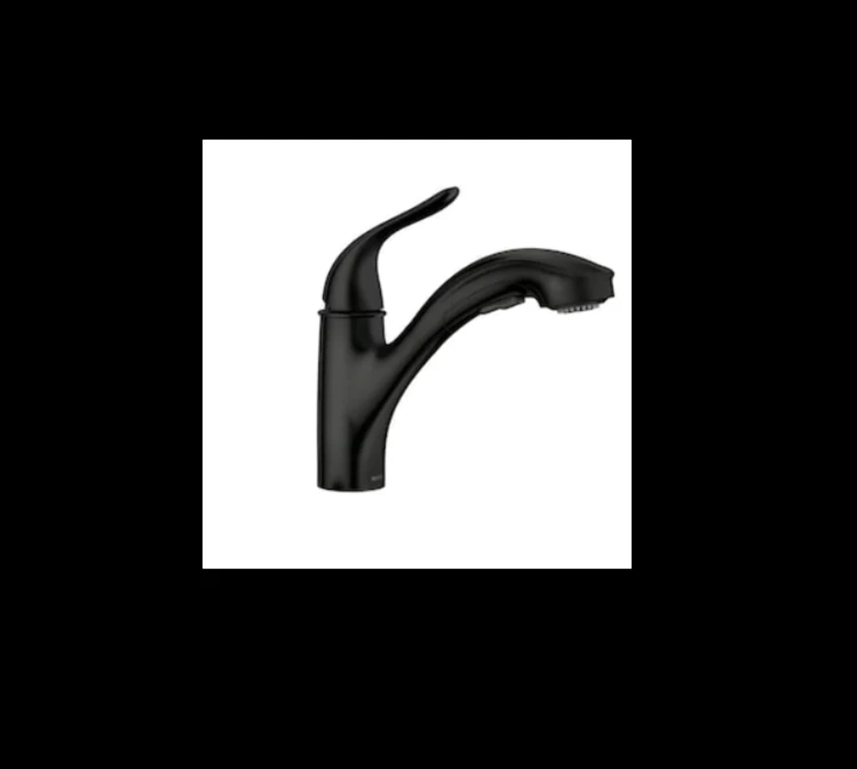 MOEN Brecklyn 87557BL Single Handle Pull Out Sprayer Kitchen Faucet ...