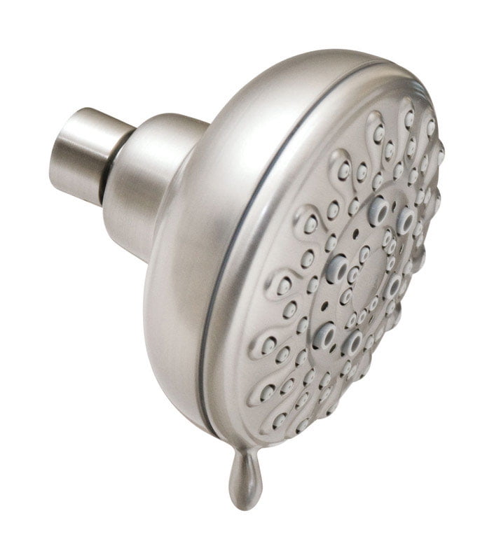 MOEN INC/FAUCETS 23045SRN Nickle 5Func Fix Shower Head - Walmart.com