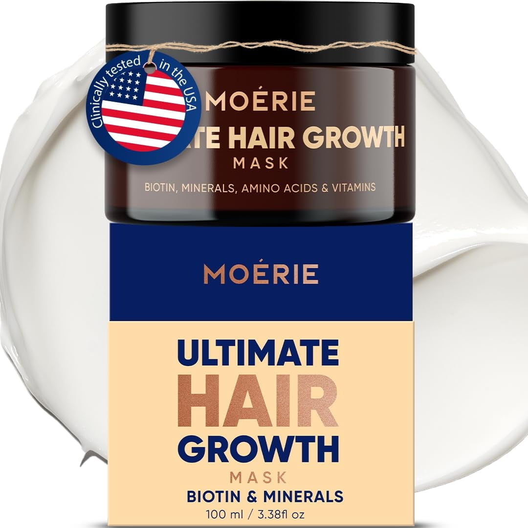 MOERIE Mineral Hair Growth & Repair Mask – Restorative Treatment for ...