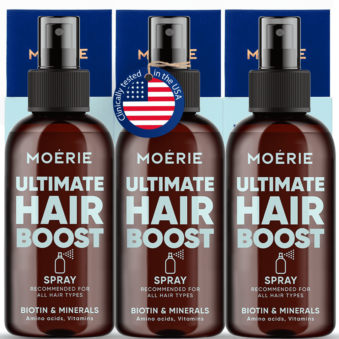 MOERIE Ultimate Mineral Hair Growth Spray – For Longer, Thicker, Fuller ...