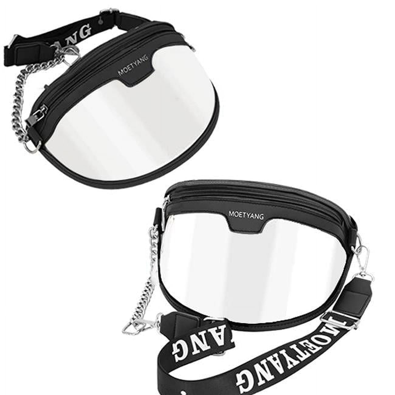 MOETYANG KZML-2 WOWMTN Fanny Pack Black MOETYANG Clear Purse for Women ...