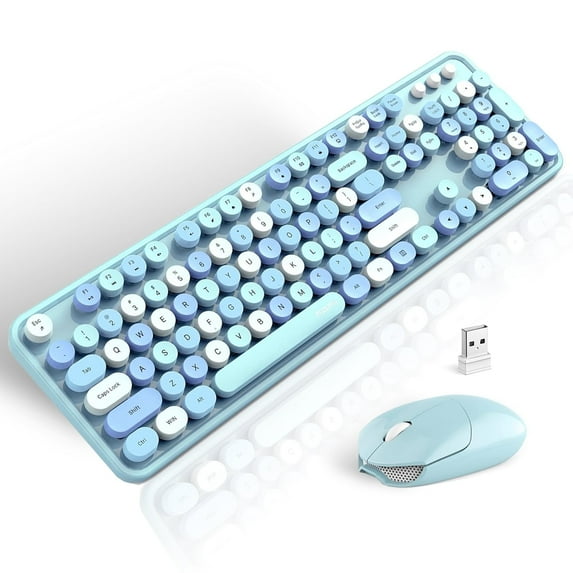 Free Shipping! MOFII Wireless Keyboard and Mouse Combo Full-Size with ...