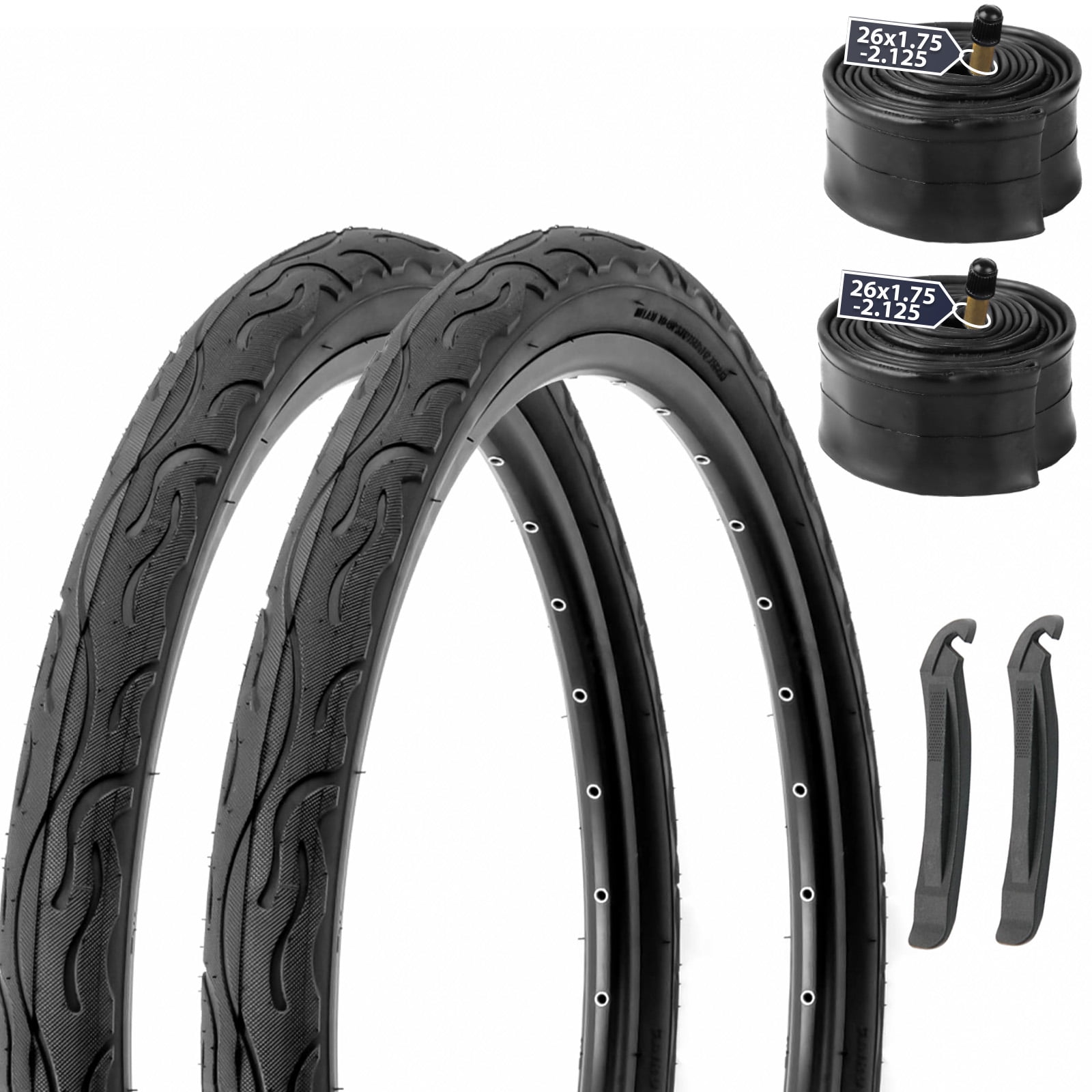 MOHEGIA 26 Inch Bike Tires: 26x2.125 inch (57-559mm) Folding ...