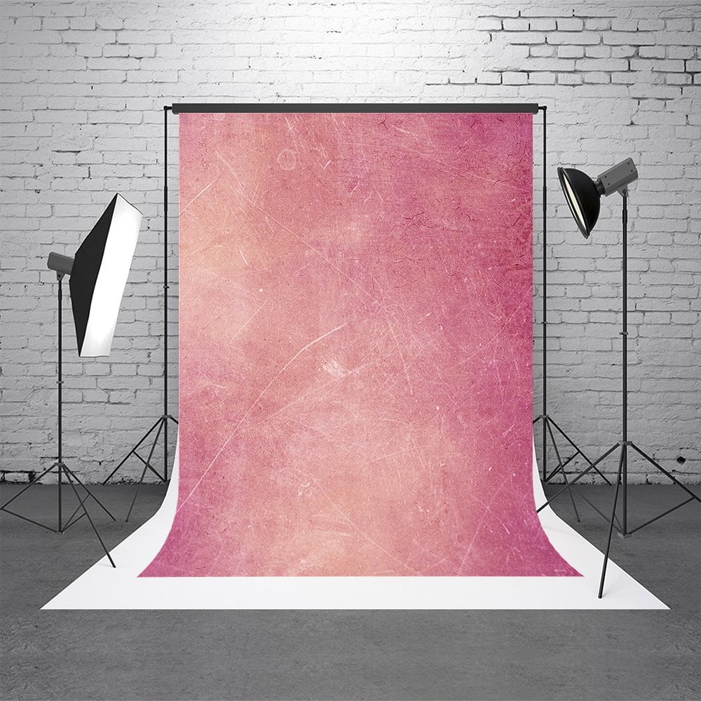 MOHome 5X7ft Pure Pink Photography Background Retro Scenery Solid Color ...