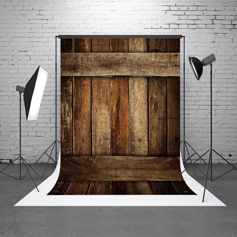 MOHome 5X7ft Wood Plank Wood Floor Photography Backdrop Studio Newborn ...