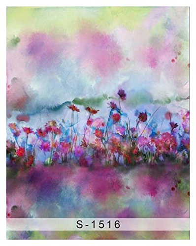 MOHome 5x7ft Abstract Colorful Flower Painting Photography Studio ...