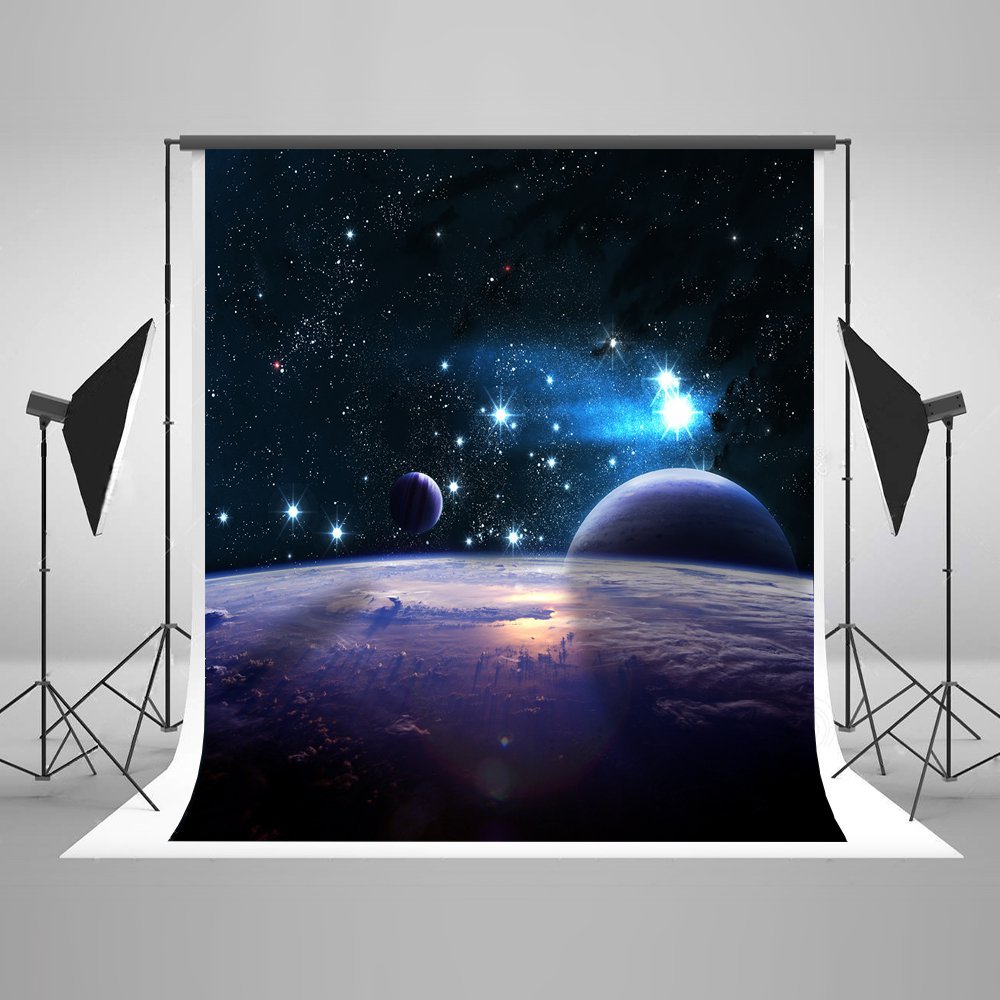 MOHome 5x7ft Aerospace Stars Planets Photography Backdrop Photo Booth ...