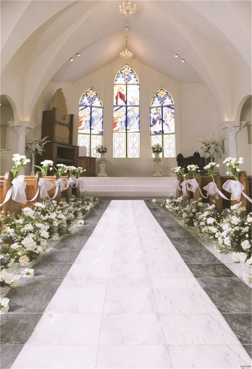 MOHome 5x7ft Artistic Background Photography Backdrop Wedding Church ...