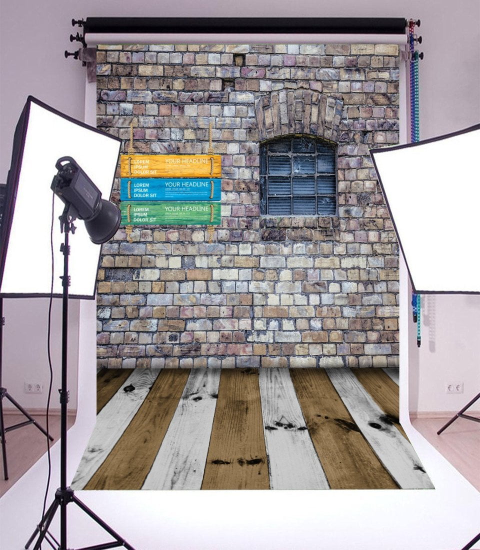MOHome 5x7ft Backdrop Studio Props Beautiful Brick Wall Photography ...