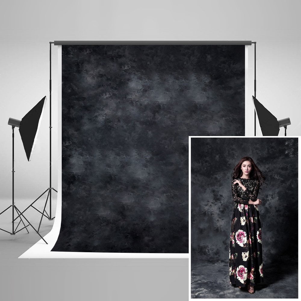 MOHome 5x7ft Black Photo Background Photography Props Printed Backdrops ...