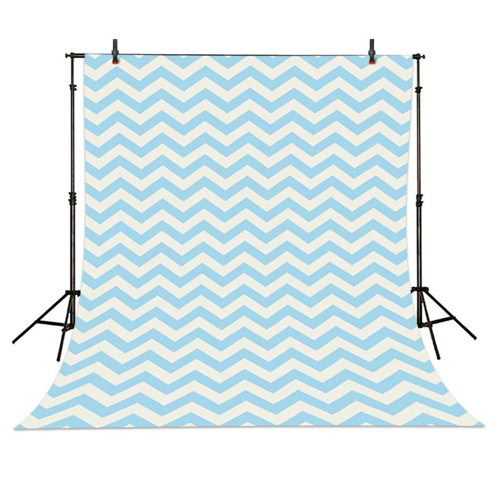 MOHome 5x7ft Blue White Backdrops Photography Photo Backgrounds Strips ...