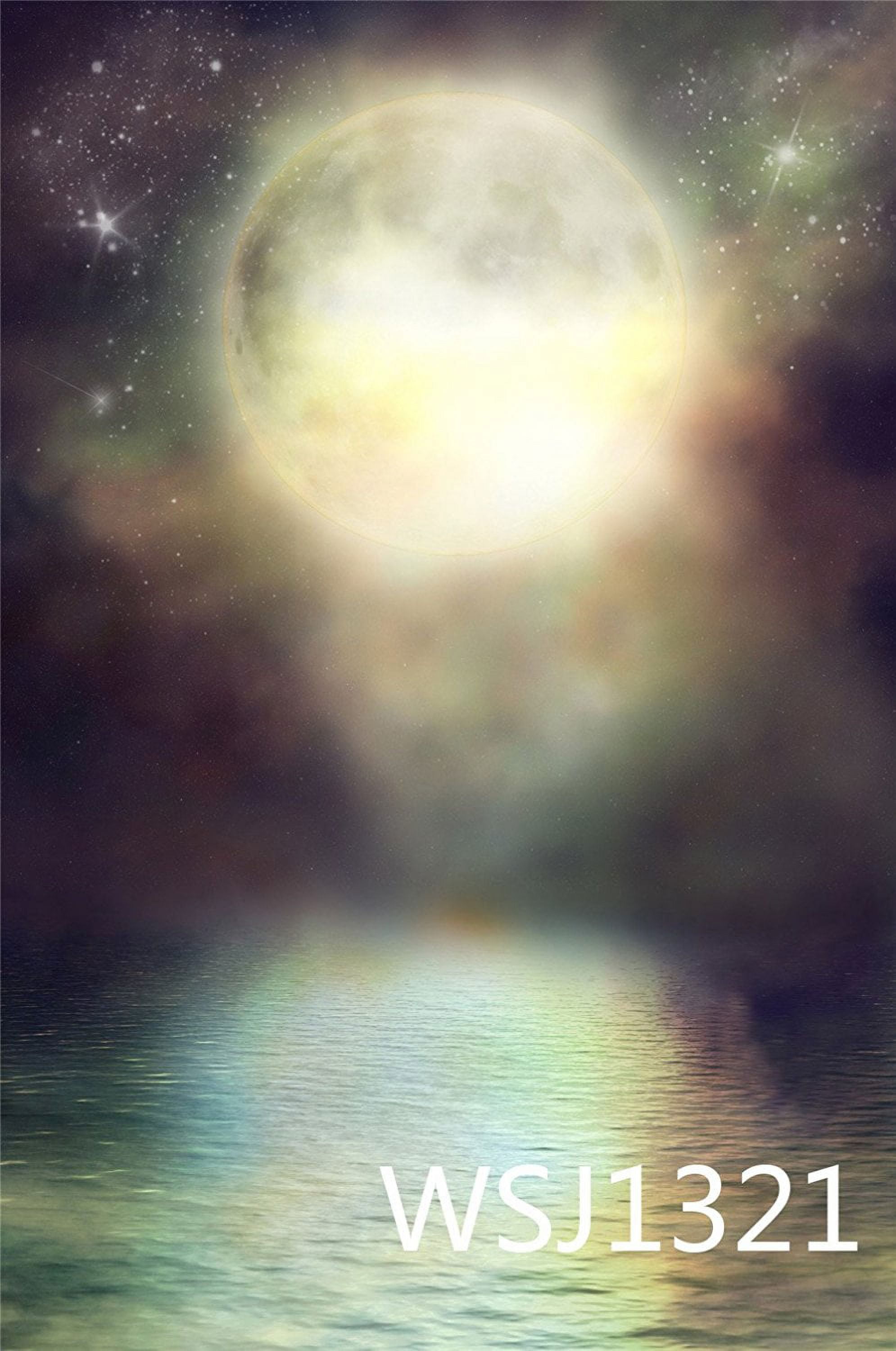 MOHome 5x7ft Bright Moon Halloween Photo Backdrops Studio Photography ...