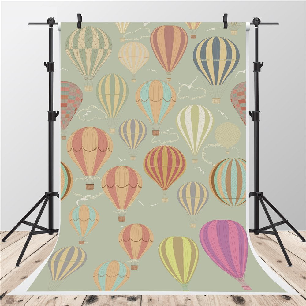 MOHome 5x7ft Cartoon Balloons Photography Backdrops for Baby Background ...