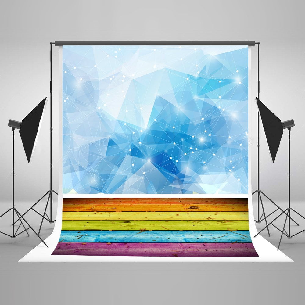 MOHome 5x7ft Children Birthday Party Newborn Student Stage Backdrop ...