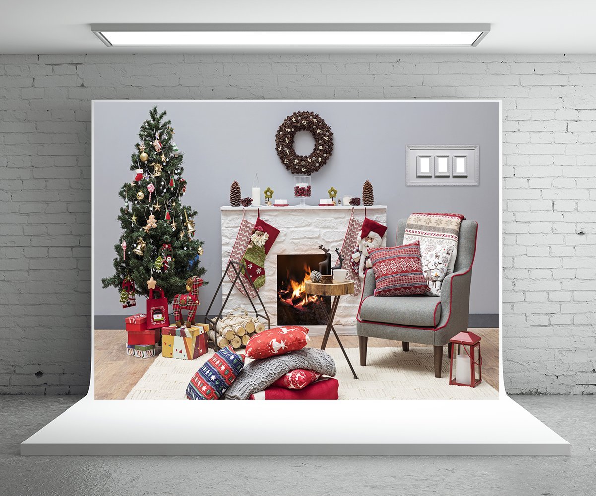 MOHome 5x7ft Christmas Backdrop Photo Studio Photo Idea Background ...