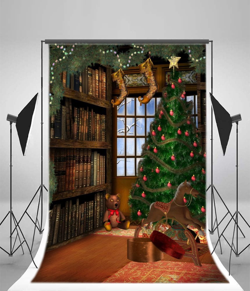 MOHome 5x7ft Christmas Backgrounds For Photography Christmas Trees ...