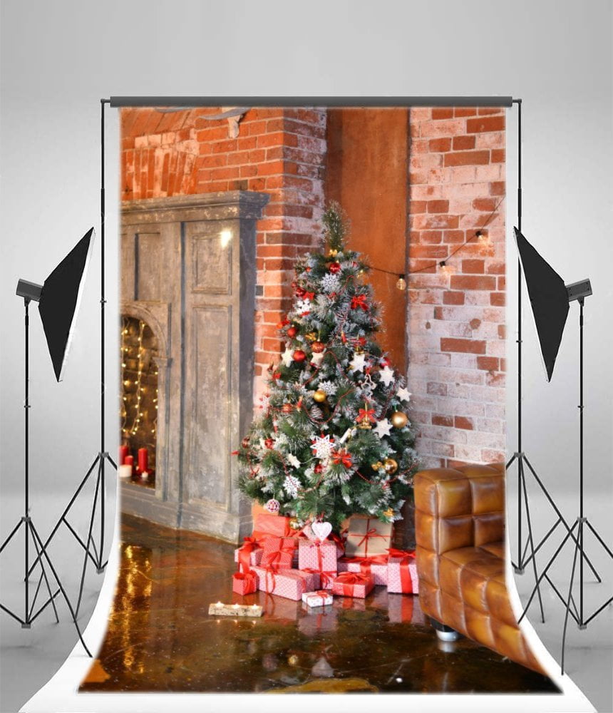 MOHome 5x7ft Christmas Tree Photography Backdrop For Studio Prop Photo ...