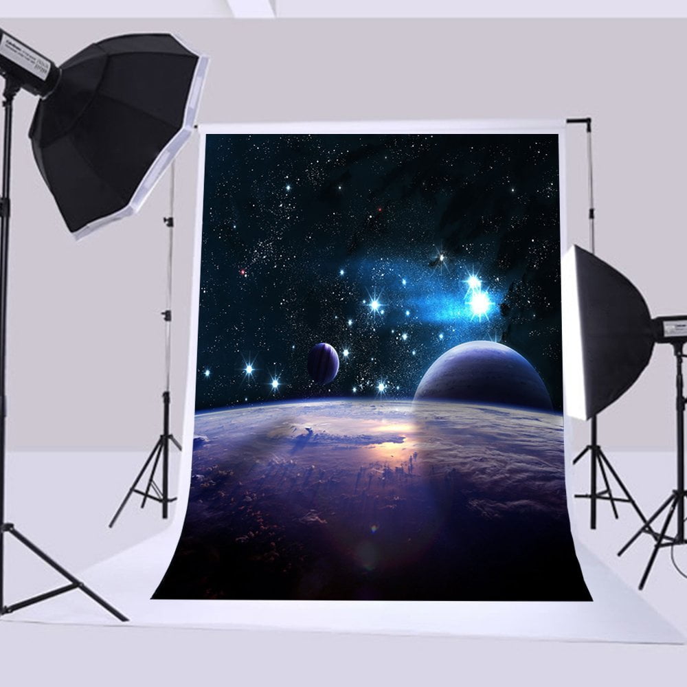MOHome 5x7ft Christmas backdrops Christmas star space galaxy backdrops ...