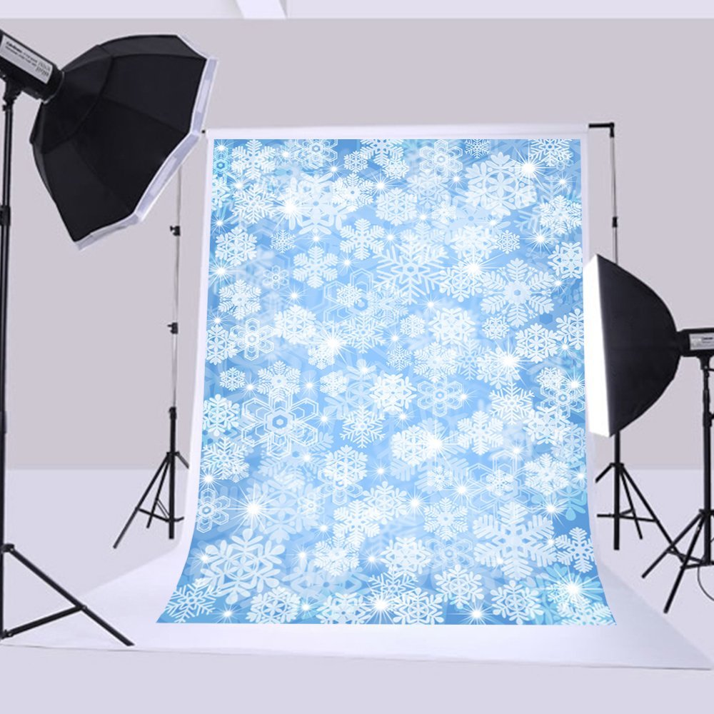 MOHome 5x7ft Christmas backdrops Snowflakes background photography ...