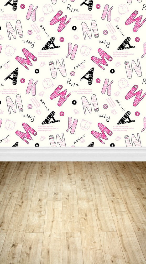 MOHome 5x7ft Colorful Letters Patterns Wood Floor Newborns Baby ...