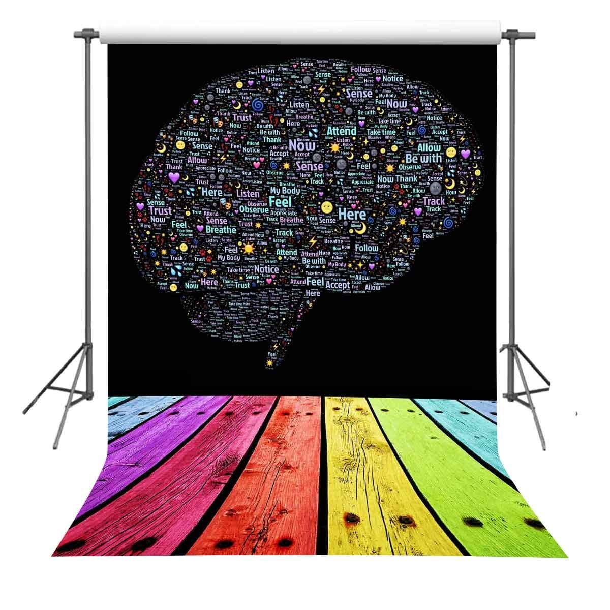 MOHome 5x7ft Colorful Wood Floor Photography Backdrop Studio Photo ...