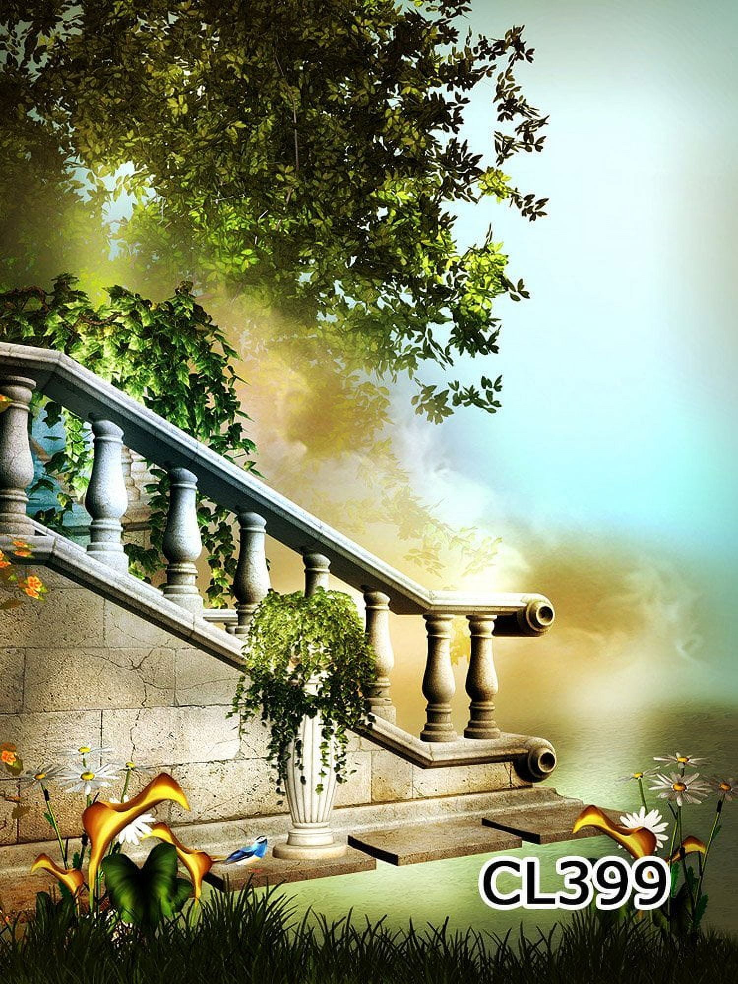 MOHome 5x7ft Dream Stairs Backdrop Photography Prop Photo Background ...